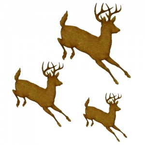 Dashing Buck - MDF Wood Shape